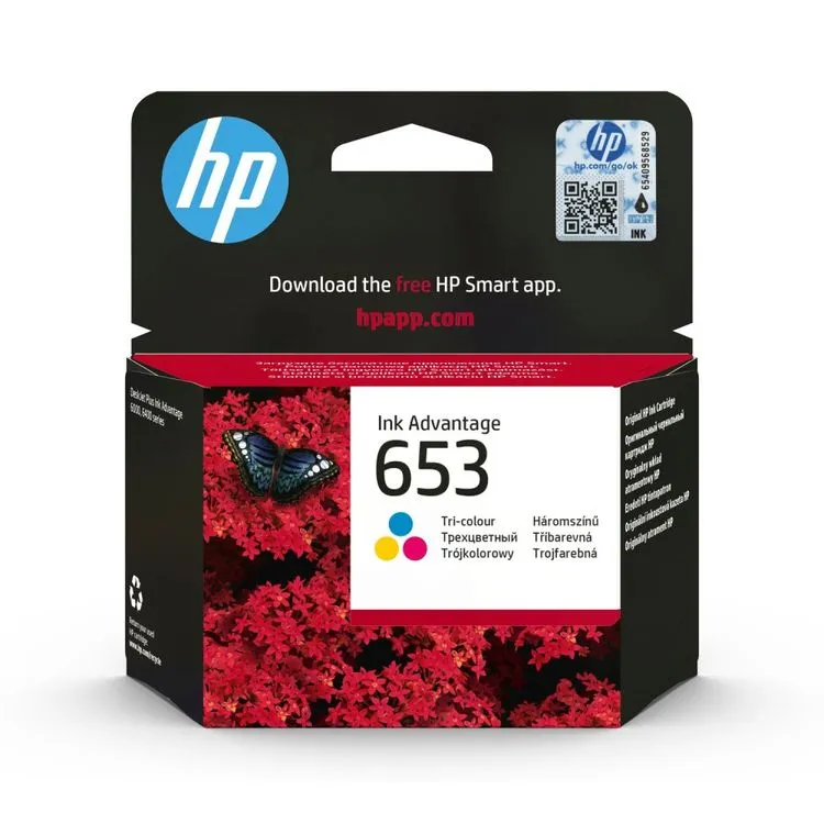 HP 653 Tri-color - 3YM74AE Kertridž