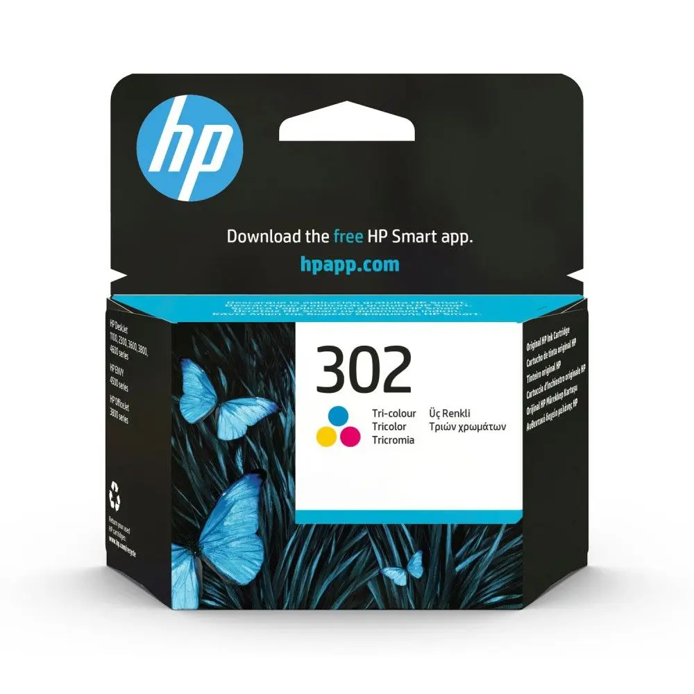 HP 302 Tri-color F6U65AE Kertridž