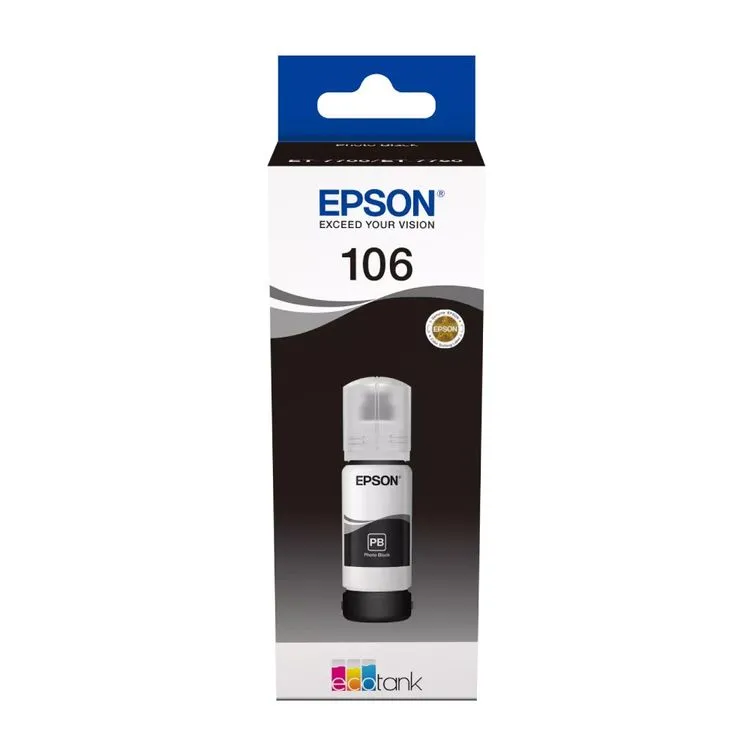 EPSON 106 EcoTank Photo Black Bočica sa mastilom
