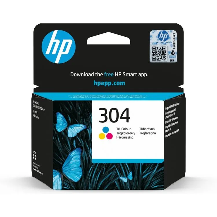 HP 304 Tri-color - N9K05AE Kertridž