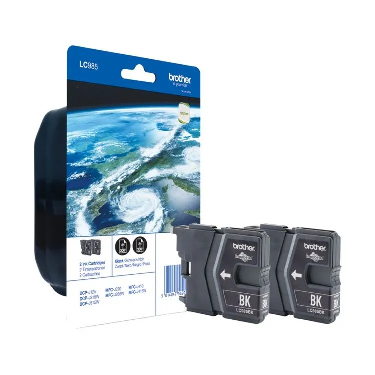 BROTHER LC-985BKBP2 Multipack Black Kertridž