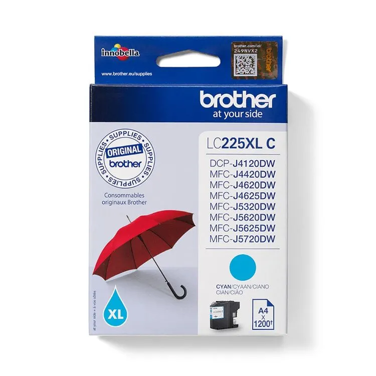BROTHER LC225XLC Cyan Kertridž