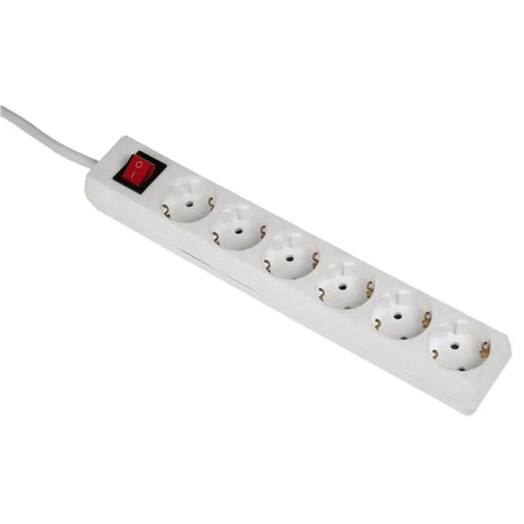 HAMA naponski produžni kabl 6 utičnica 5m (Bela) - 00108833