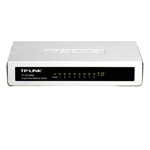 TP-LINK 8-port Unmanaged 10/100M Desktop Switch TL-SF1008D