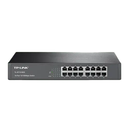 TP-LINK 16-Port 10/100Mbps Desktop/Rackmount Switch - TL-SF1016DS