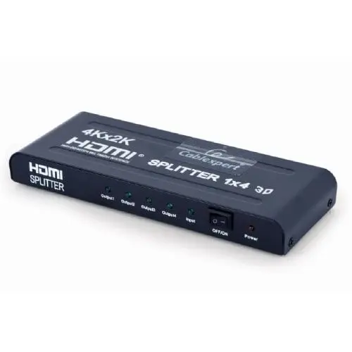 GEMBIRD DSP-4PH4-02 HDMI Splitter, 4 ports