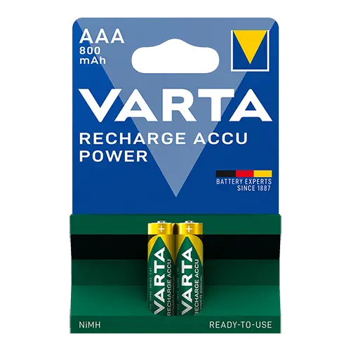 VARTA Recharge 800 mAh HR03 AAA Punjive baterije 2/1