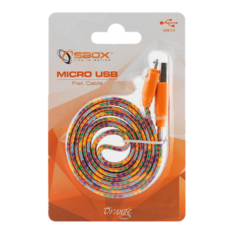 S-BOX Micro USB kabl, 1m (Narandžasti) - 900