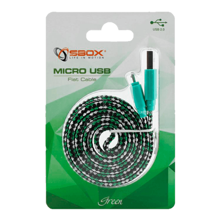 S-BOX Micro USB kabl, 1m (Zeleni) - 896