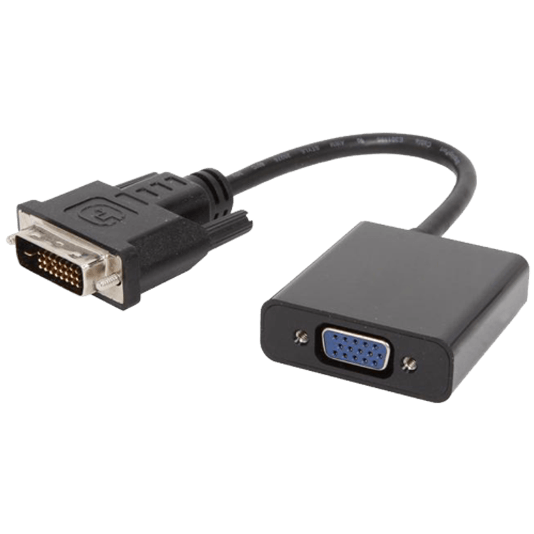 FAST ASIA adapter-konverter DVI-D na VGA (m/ž) (Crni) - 141