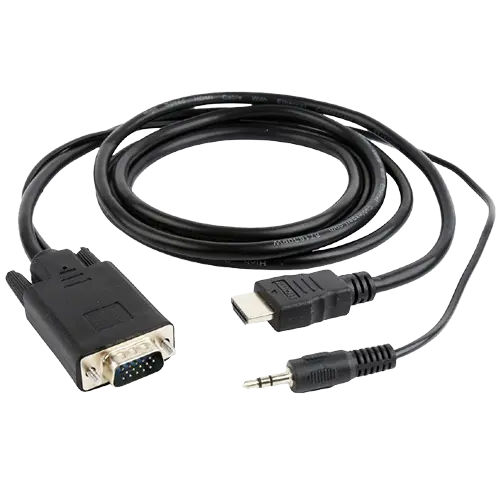 GEMBIRD adapter-konverter HDMI na VGA + 3.5mm (m/m-m) 3m (Crni) - A-HDMI-VGA-03-10,