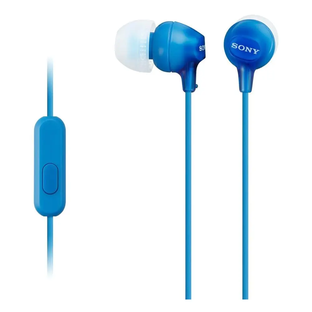 SONY bubice sa mikrofonom MDR-EX15AP (Plave) - MDR-EX15APLI