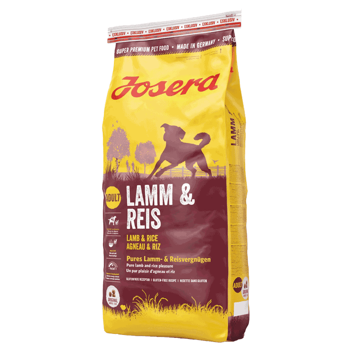 Josera Hrana za odrasle pse, Jagnjetina & Pirinač, 12.5 kg