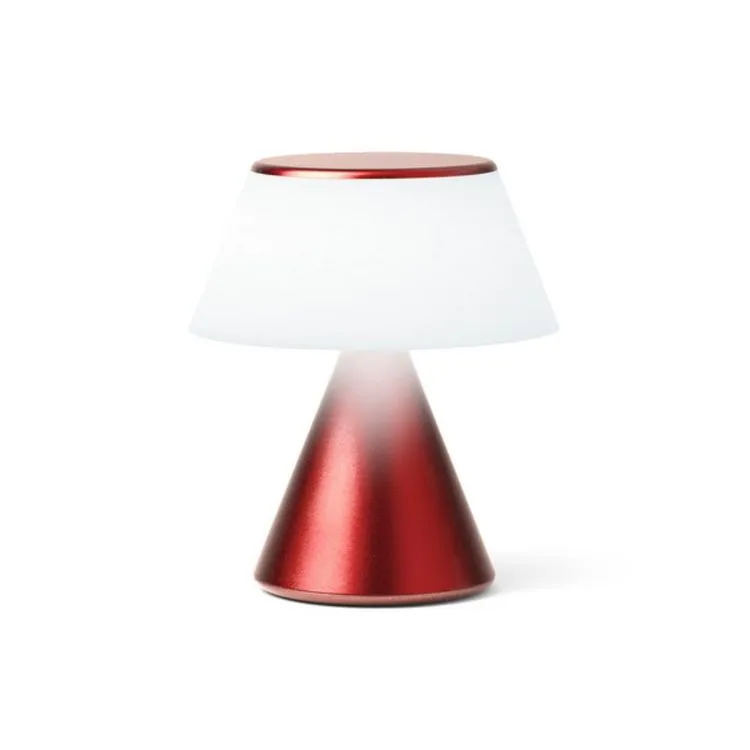 LEXON Luma M Prenosiva LED lampa Dark Red