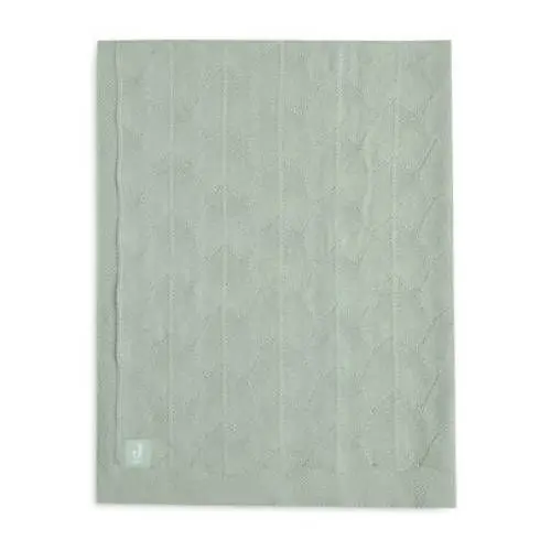 JOLLEIN Shell Knit Sea Foam Pamučno ćebe za bebe 75x100cm