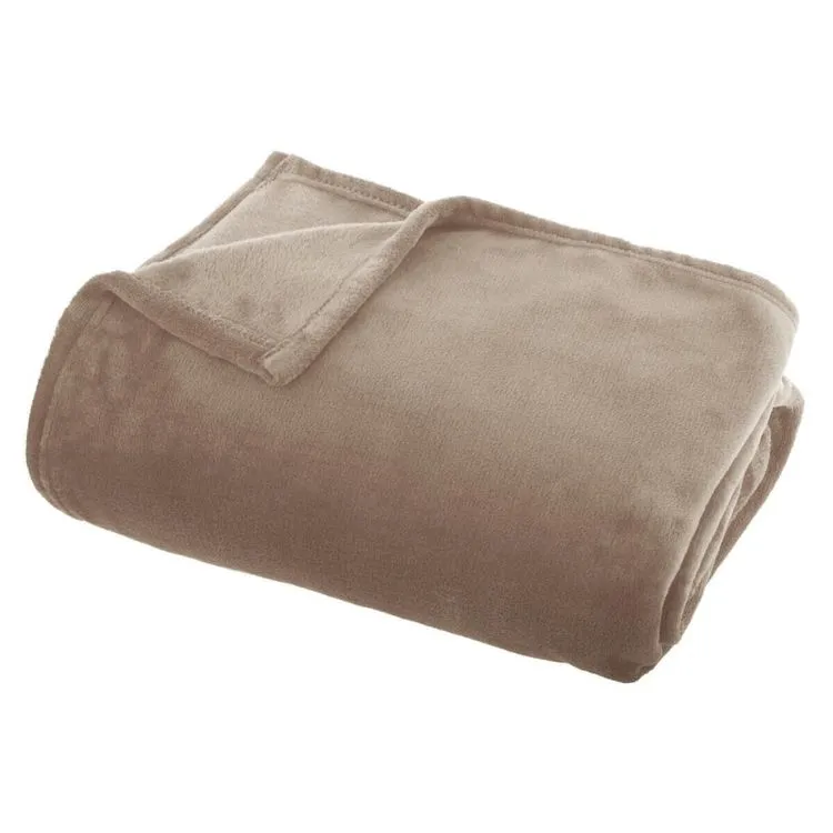 ATMOSPHERA Flanel Ćebe Bež 150 x 125 cm