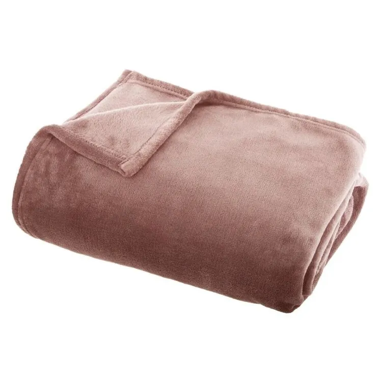 ATMOSPHERA Flanel Ćebe Roze 150 x 125 cm