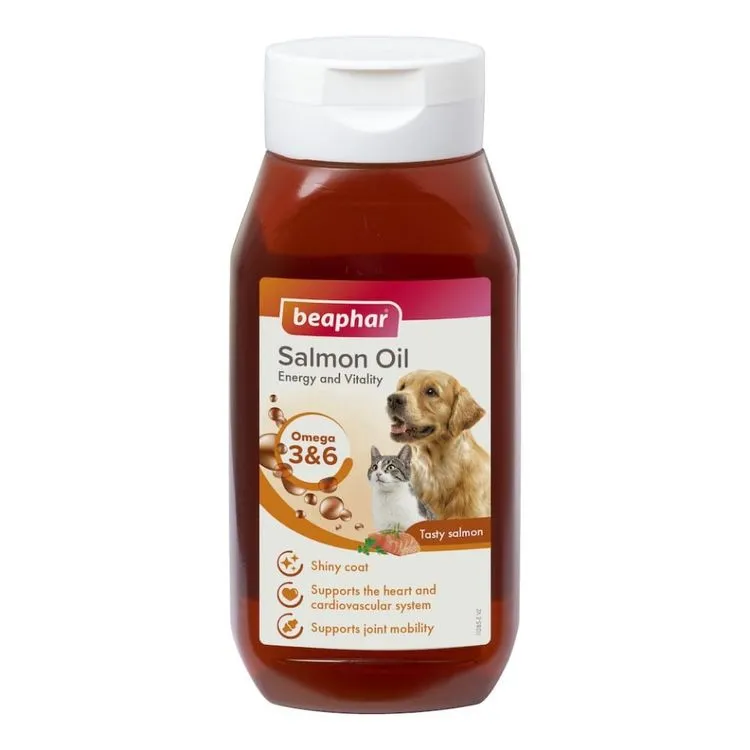 BEAPHAR Salmon Oil 430 ml Dodatak ishrani za mačke i pse