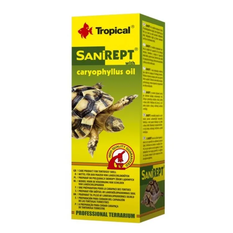 TROPICAL Sanirept 15 ml Preparat za održavanje oklopa kornjače sa uljem karanfila