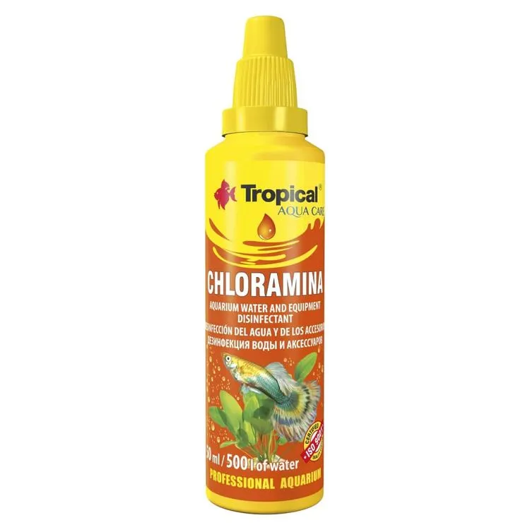 TROPICAL Chloramina 50 ml Sredstvo za dezinfekciju opreme u akvaristici