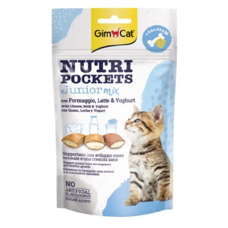 GIMCAT Nutri Pockets Junior miks Poslastica za mačiće 60 g
