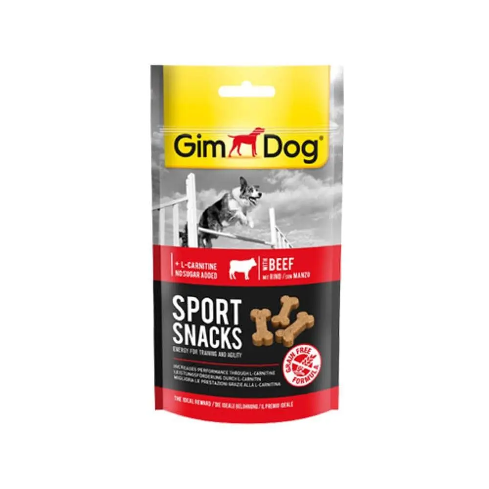 GIMDOG GMB02514444 Sportsnacks govedina Poslastica za pse 60 g