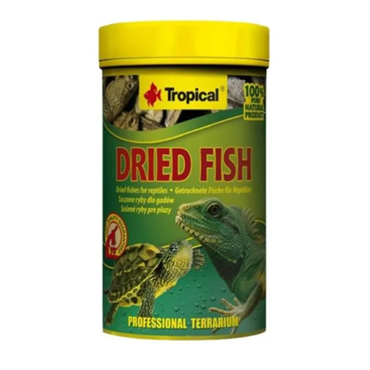TROPICAL Dried Fish Osušena riba 15 g Hrana za gmizavce i ribe
