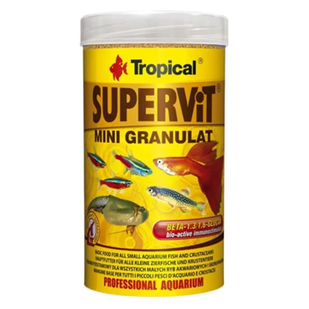 TROPICAL Supervit Mini granule 162.5 g Hrana za sve vrste tropskih riba