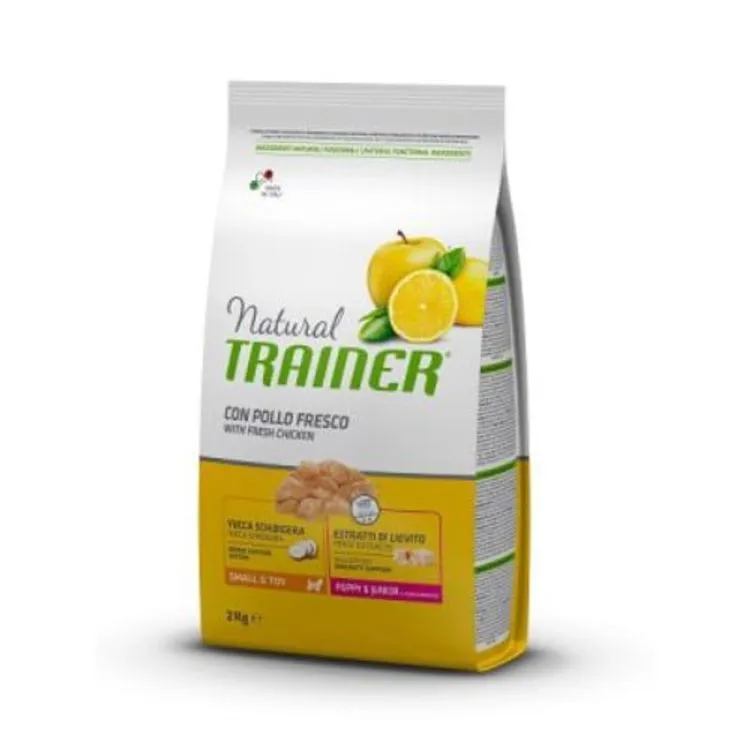 TRAINER NATURAL Dog Small & Toy Puppy & Junior Piletina 2kg Suva hrana za pse
TRAINER NATURAL Dog Small & Toy Puppy & Junior Piletina 2kg Suva hrana za pse
