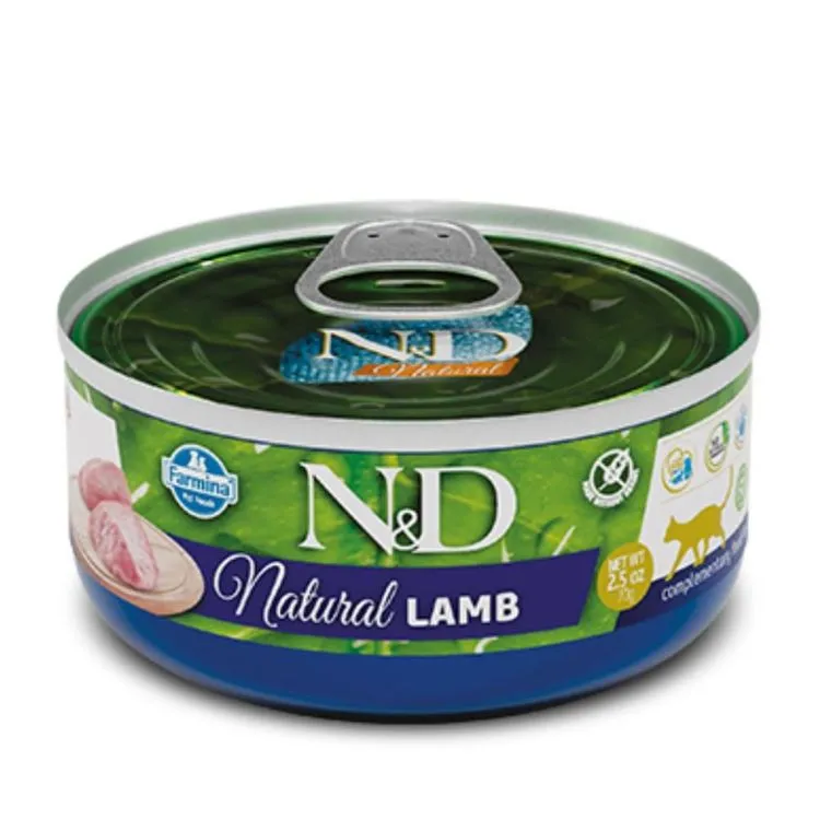 N&D NATURAL Can Cat Natural Lamb 70 g Hrana za mačke
