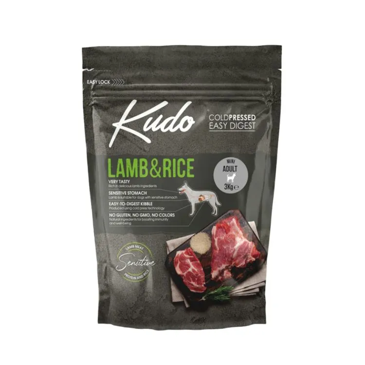 KUDO Lamb & Rice Mini Adult 3kg Hrana za pse