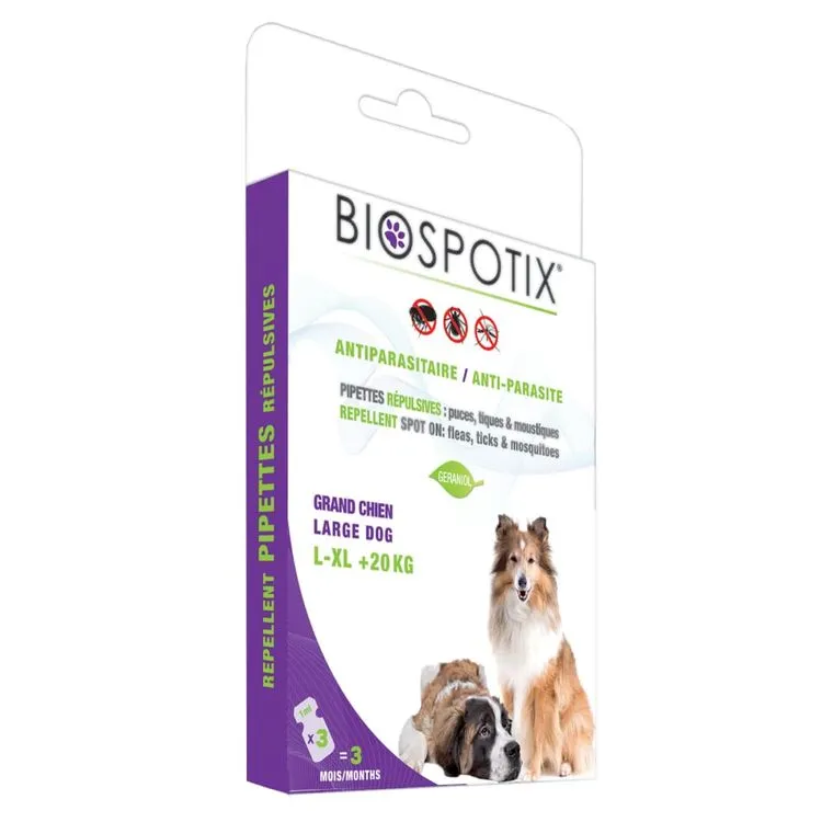 BIOSPOTIX Dog Anti-Parasite Spot on Preparat za zaštitu pasa