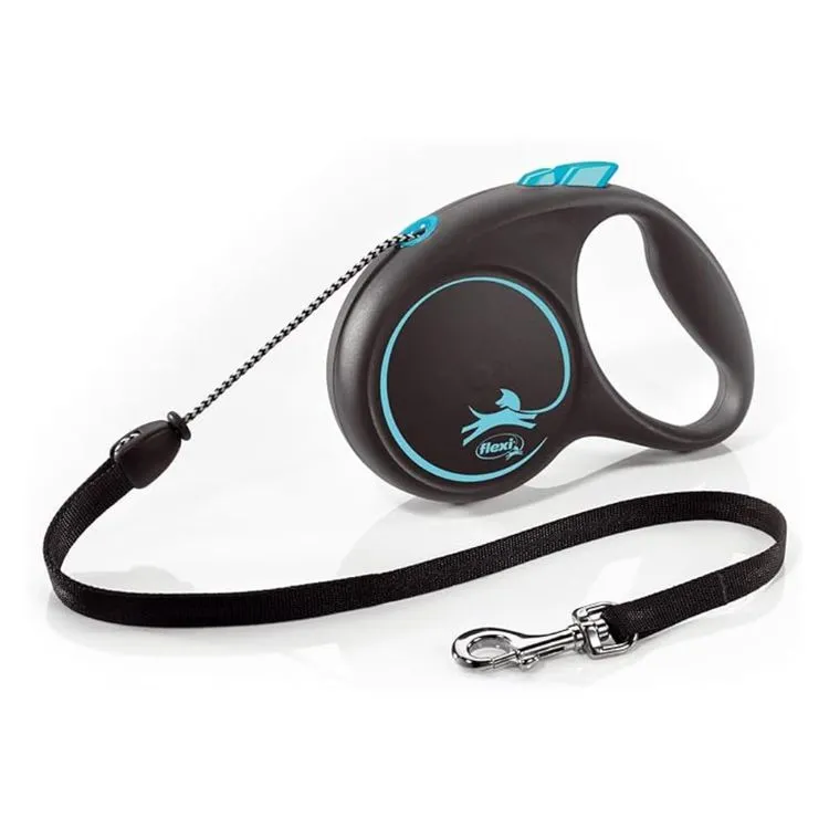 FLEXI Black Design S Cord 5m Povodac za pse Plavi