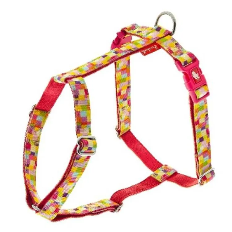 FERRIBIELLA Am za pse Roze šareni 20 mm x 55-76 cm