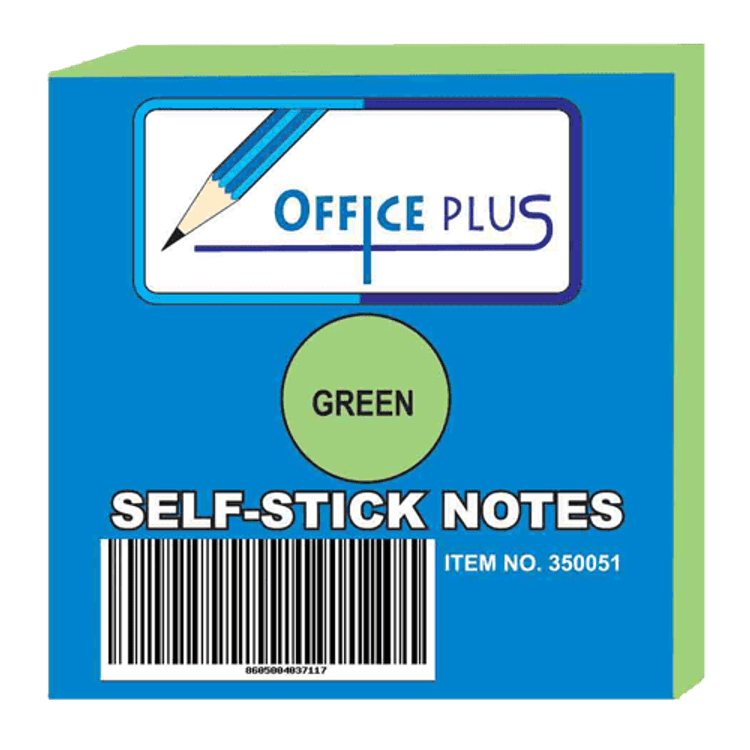 OFFICE PLUS Samolepljivi blokčići 16293 (Zeleni)