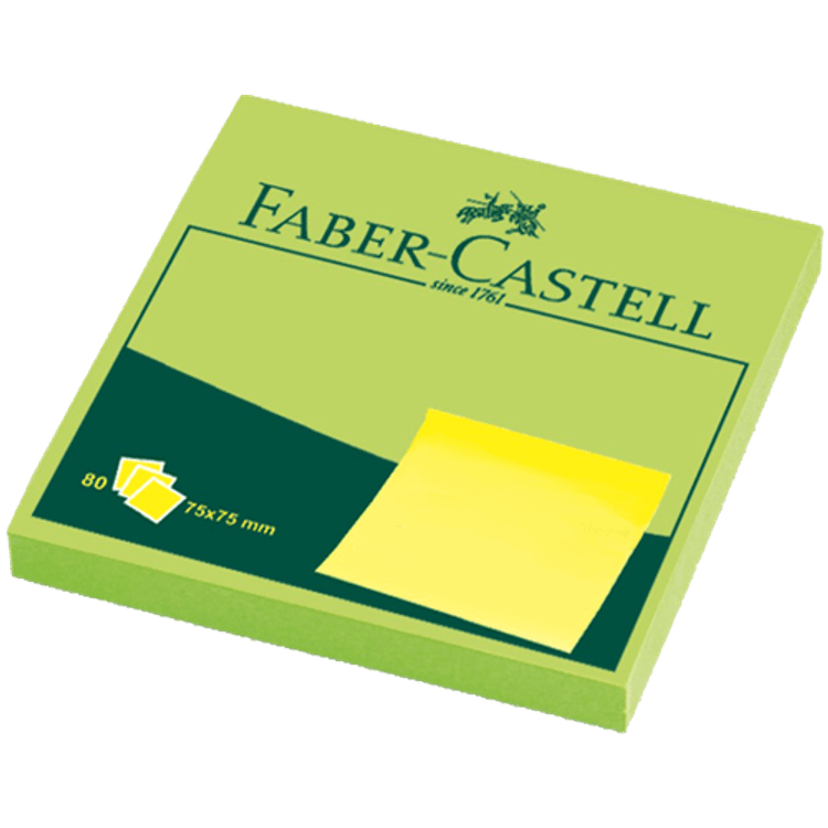 FABER-CASTELL Samolepljivi blokčići 565433 (Zeleni)