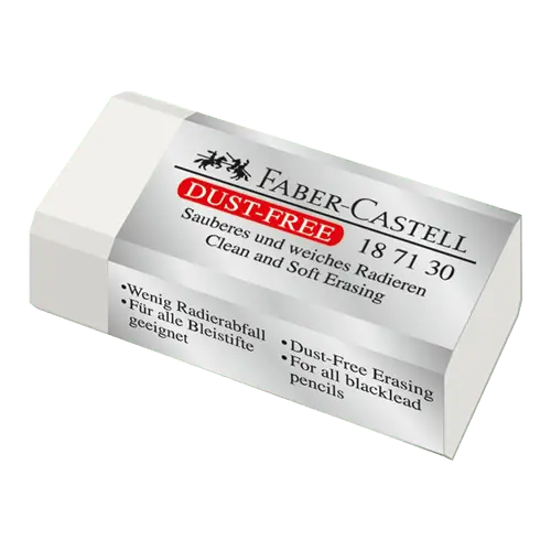 FABER-CASTELL Gumica za brisanje Dust-Free 187130 (Bela)
