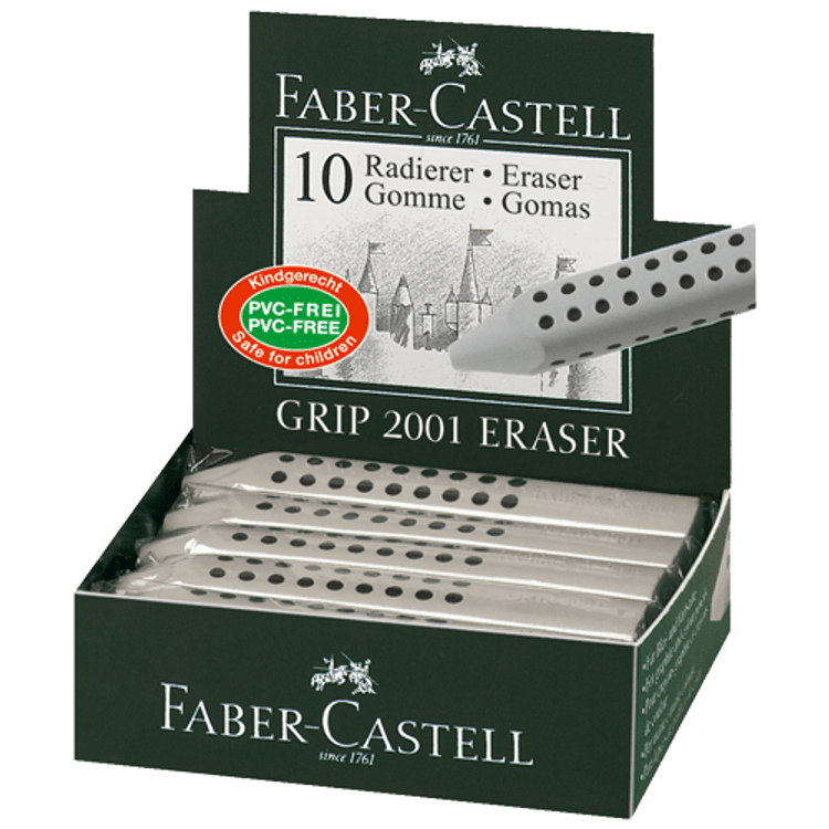FABER-CASTELL Gumica za brisanje Grip 2001 187100 (Siva)