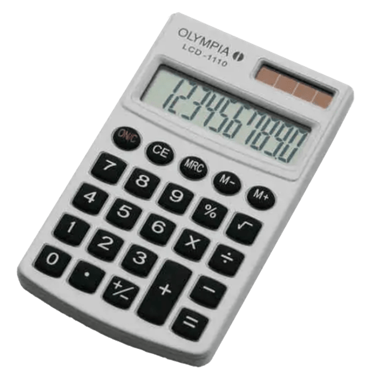 OLYMPIA Kalkulator LCD 1110 (Siva)