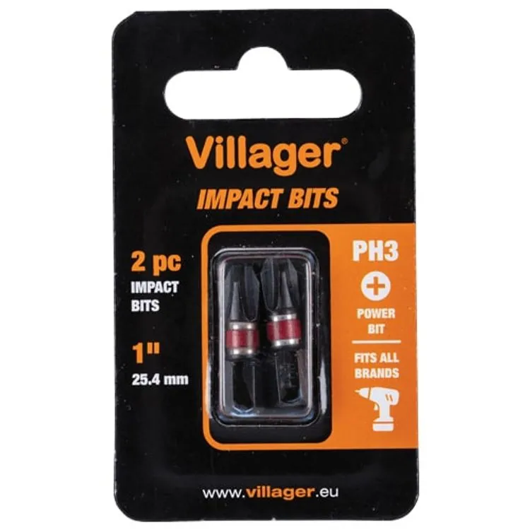 VILLAGER 59889 Set bitova 25 mm PH3