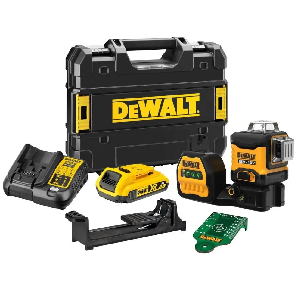 DEWALT DCE089D1G18 XR Green Laser za ukrštene linije (3x360mm)