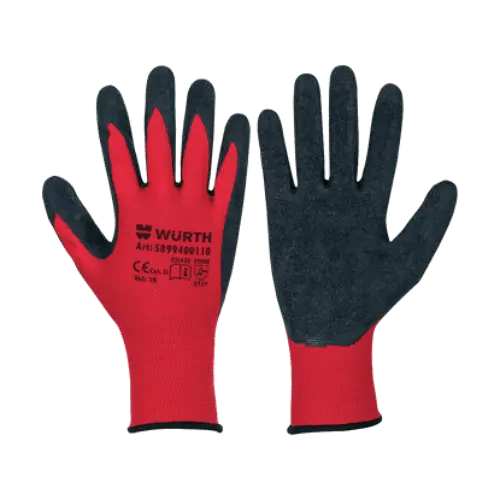 WURTH Zaštitne rukavice Red Latex Grip - 0899408210