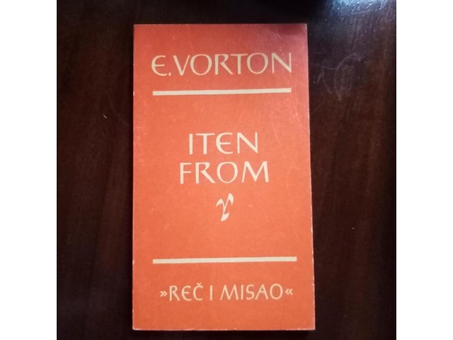 Reč i misao / ITEN FROM. E. Vorton
