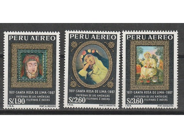 Peru - 1967 - St. Rosa of Lima - MNH
