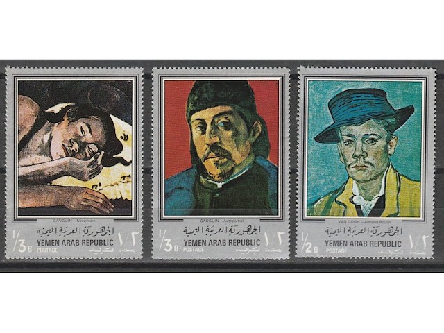 Yemen - 1968 - Paintings - MNH