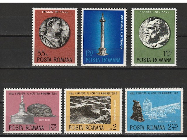 Rumunija - European Architectural Heritage - 1975 - MNH