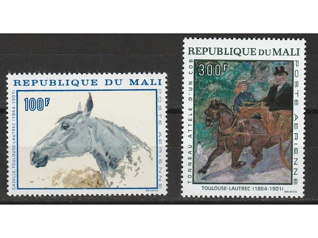 Mali - 1967 - Toulouse-Lautrec Paintings - MNH