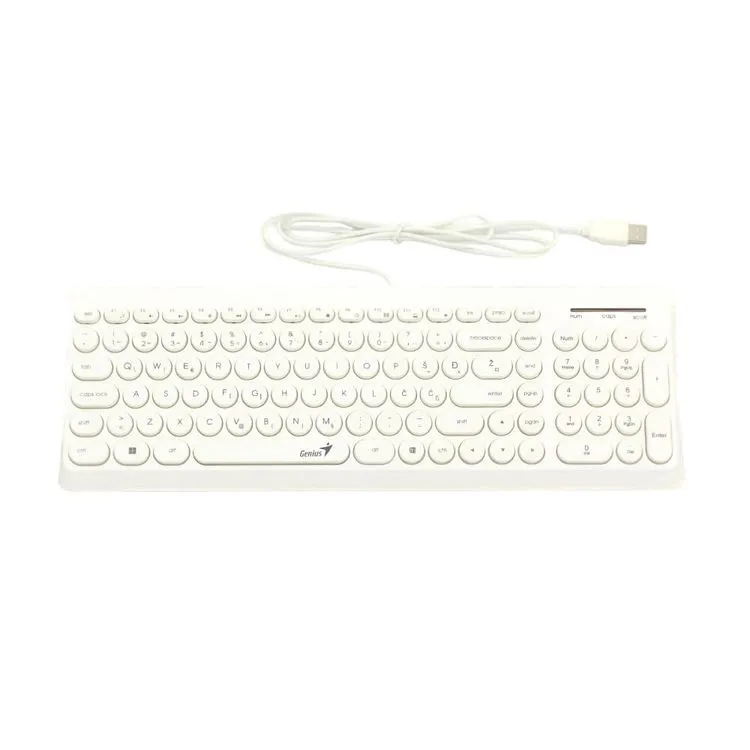 GENIUS SlimStar Q200 YU-SRB White Tastatura