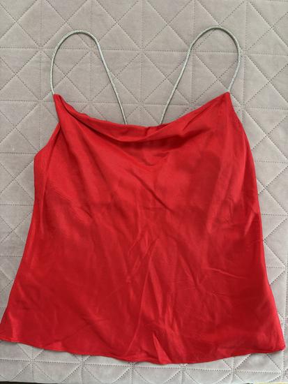 h&m crvena bluza velicina S