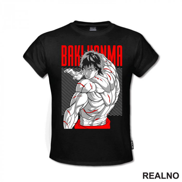 LINES - BAKI HANMA - MAJICA